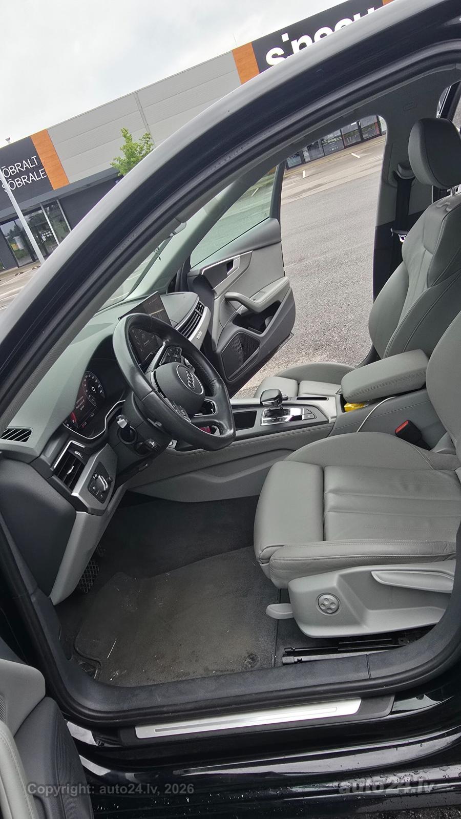 Black Audi A4 2019 in Tallinn, with an engine capacity of 2.00 L and mileage of 123 thousand km for 23800 €, photo 14 on AUTOMOTO.COM.LV