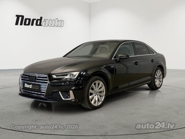 Melns Audi A4 2019 Tallina, ar dzinēja tilpumu 2.00 L un nobraukumu 94 tūkst. km par 19900 €, foto 1 vietnē AUTOMOTO.COM.LV