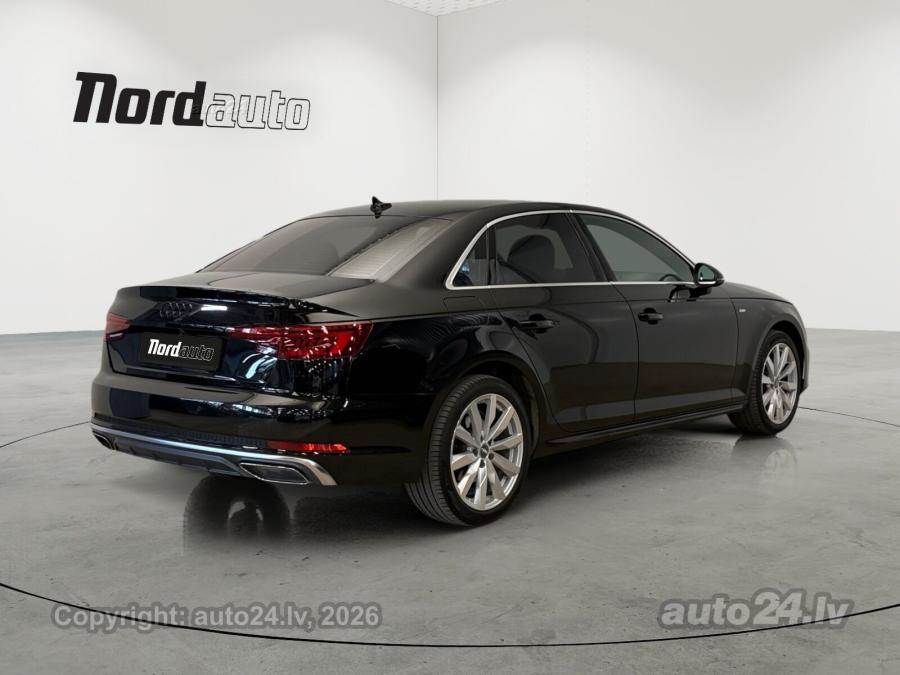 Black Audi A4 2019 in Tallinn, with an engine capacity of 2.00 L and mileage of 94 thousand km for 19900 €, photo 3 on AUTOMOTO.COM.LV