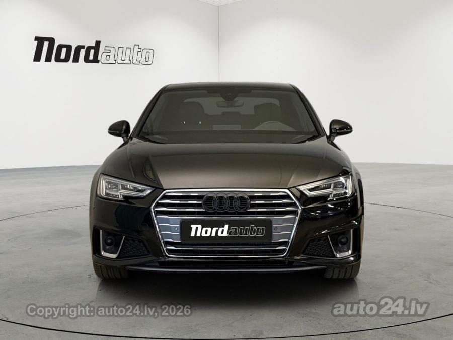 Black Audi A4 2019 in Tallinn, with an engine capacity of 2.00 L and mileage of 94 thousand km for 19900 €, photo 4 on AUTOMOTO.COM.LV