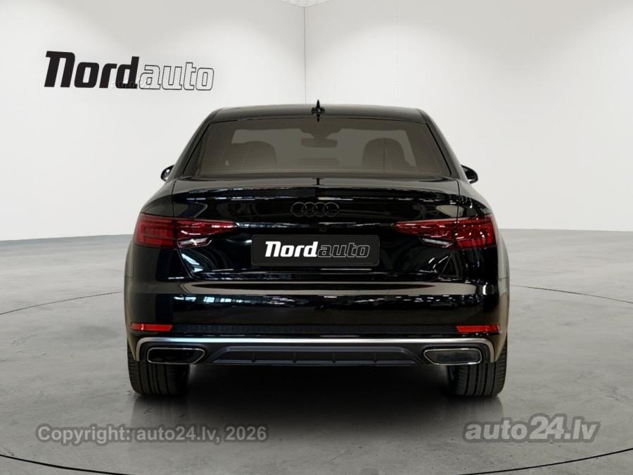 Black Audi A4 2019 in Tallinn, with an engine capacity of 2.00 L and mileage of 94 thousand km for 19900 €, photo 5 on AUTOMOTO.COM.LV