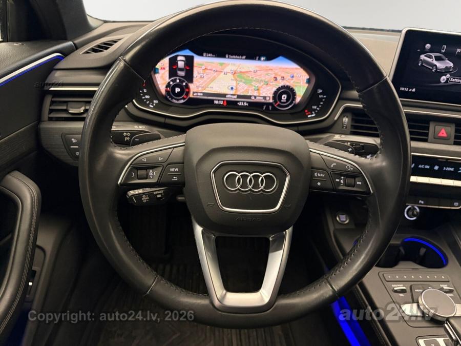 Black Audi A4 2019 in Tallinn, with an engine capacity of 2.00 L and mileage of 94 thousand km for 19900 €, photo 9 on AUTOMOTO.COM.LV