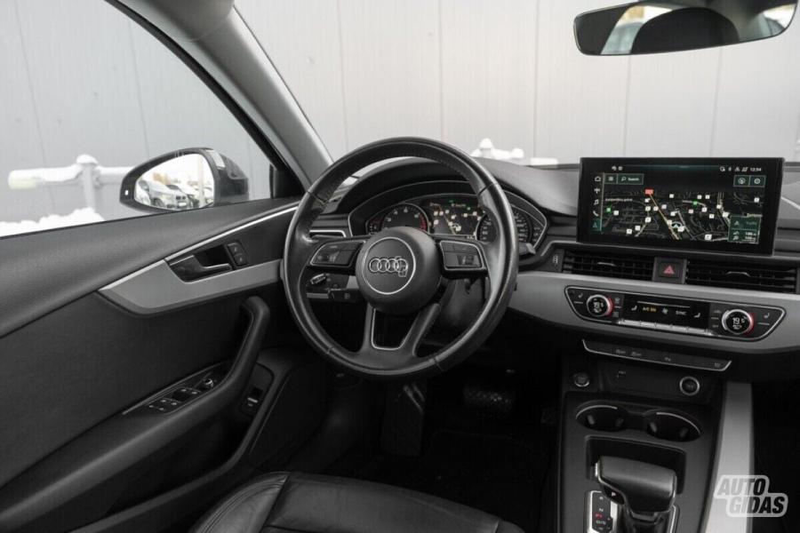 Black Audi A4 2020 in Vilnius, with an engine capacity of 2.00 L and mileage of 100 thousand km for 22750 €, photo 17 on AUTOMOTO.COM.LV