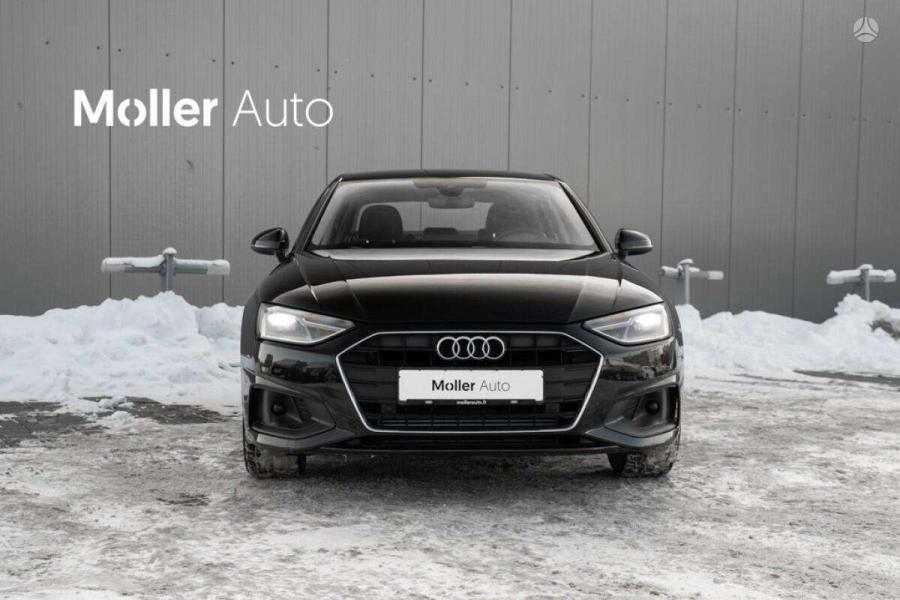 Black Audi A4 2020 in Vilnius, with an engine capacity of 2.00 L and mileage of 100 thousand km for 22750 €, photo 2 on AUTOMOTO.COM.LV