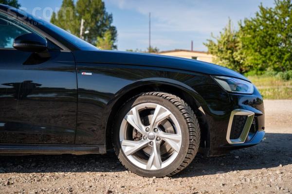 Black Audi A4 2020 in Liepaja, with an engine capacity of 2.00 L and mileage of 107 thousand km for 21900 €, photo 6 on AUTOMOTO.COM.LV