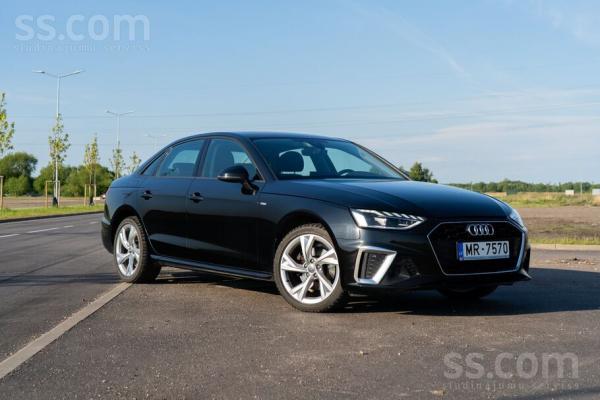 Black Audi A4 2020 in Liepaja, with an engine capacity of 2.00 L and mileage of 107 thousand km for 21900 €, photo 9 on AUTOMOTO.COM.LV