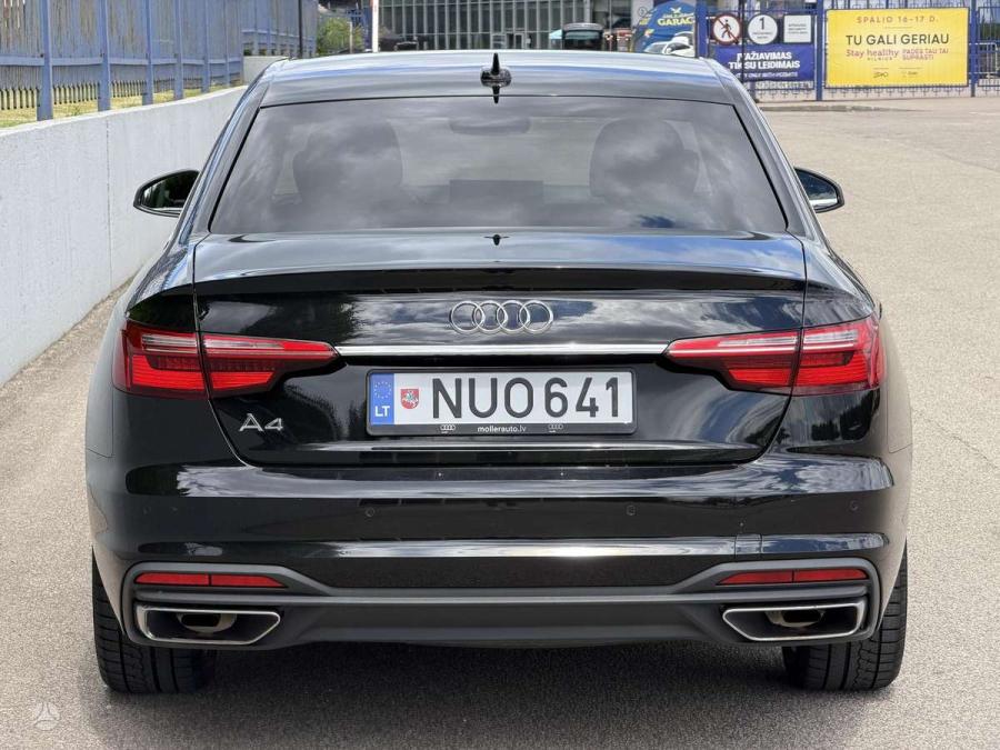 Black Audi A4 2020 in Vilnius, with an engine capacity of 1.98 L and mileage of 89 thousand km for 22000 €, photo 4 on AUTOMOTO.COM.LV