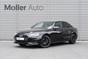 Melns Audi A4 2020 Mārupe, ar dzinēja tilpumu 2.00 L un nobraukumu 151 tūkst. km par 20650 €, foto  vietnē AUTOMOTO.COM.LV