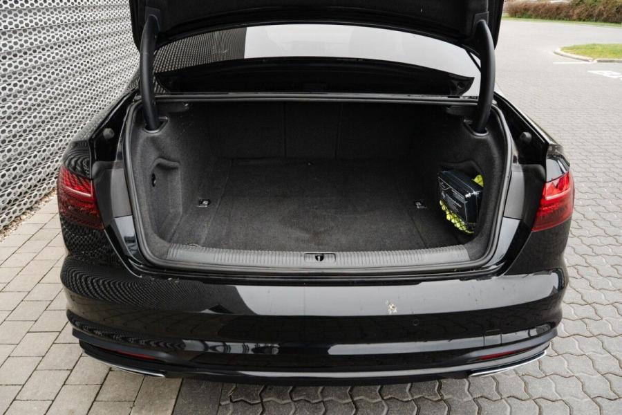 Melns Audi A4 2020 Mārupe, ar dzinēja tilpumu 2.00 L un nobraukumu 151 tūkst. km par 20650 €, foto 28 vietnē AUTOMOTO.COM.LV