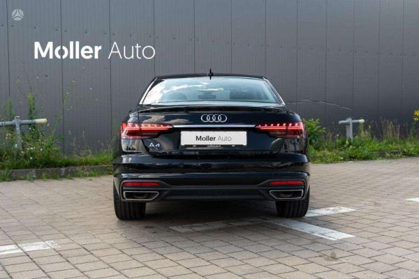 Melns Audi A4 2020 Viļņa, ar dzinēja tilpumu 2.00 L un nobraukumu 54 tūkst. km par 21300 €, foto 5 vietnē AUTOMOTO.COM.LV