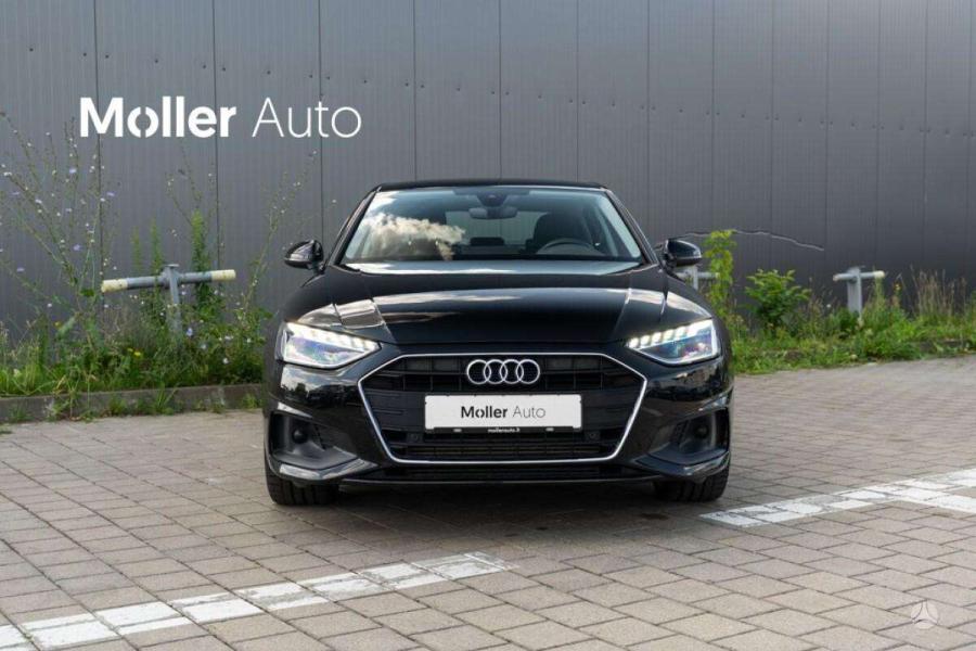 Melns Audi A4 2020 Viļņa, ar dzinēja tilpumu 2.00 L un nobraukumu 54 tūkst. km par 21300 €, foto 3 vietnē AUTOMOTO.COM.LV