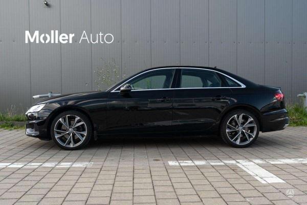 Black Audi A4 2020 in Vilnius, with an engine capacity of 2.00 L and mileage of 54 thousand km for 21300 €, photo 3 on AUTOMOTO.COM.LV