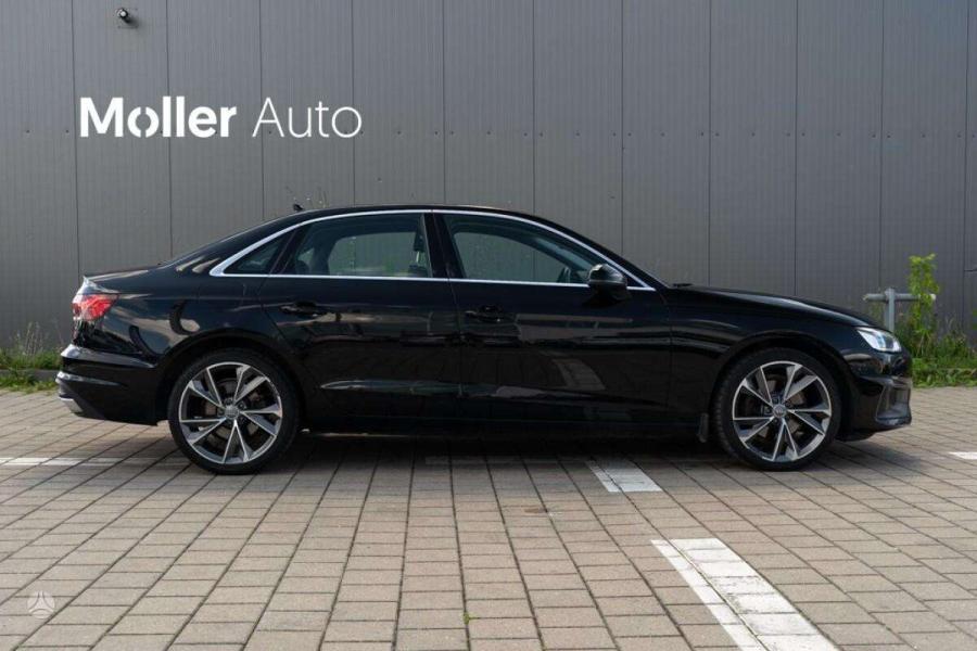 Melns Audi A4 2020 Viļņa, ar dzinēja tilpumu 2.00 L un nobraukumu 54 tūkst. km par 21300 €, foto 8 vietnē AUTOMOTO.COM.LV