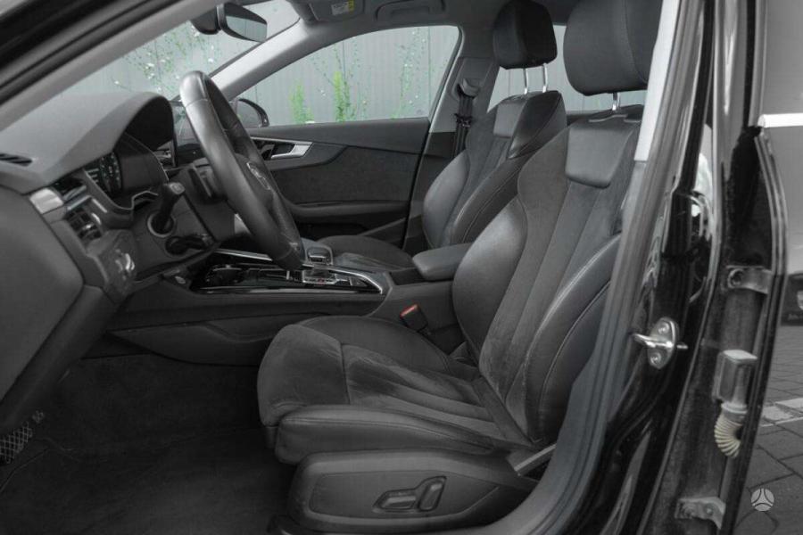 Melns Audi A4 2020 Viļņa, ar dzinēja tilpumu 2.00 L un nobraukumu 54 tūkst. km par 21300 €, foto 9 vietnē AUTOMOTO.COM.LV