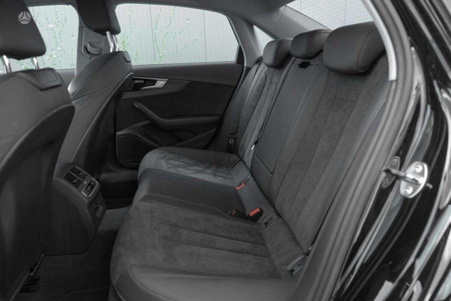 Melns Audi A4 2020 Viļņa, ar dzinēja tilpumu 2.00 L un nobraukumu 54 tūkst. km par 21300 €, foto 10 vietnē AUTOMOTO.COM.LV