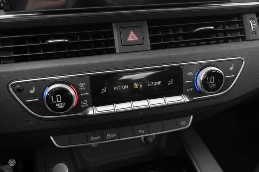 Melns Audi A4 2020 Viļņa, ar dzinēja tilpumu 2.00 L un nobraukumu 54 tūkst. km par 21300 €, foto 12 vietnē AUTOMOTO.COM.LV