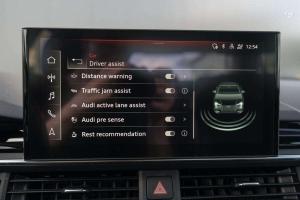 Melns Audi A4 2020 Viļņa, ar dzinēja tilpumu 2.00 L un nobraukumu 54 tūkst. km par 21300 €, foto 15 vietnē AUTOMOTO.COM.LV