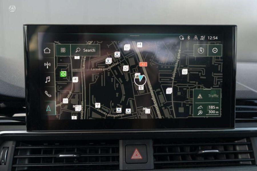 Melns Audi A4 2020 Viļņa, ar dzinēja tilpumu 2.00 L un nobraukumu 54 tūkst. km par 21300 €, foto 17 vietnē AUTOMOTO.COM.LV