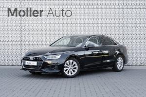 Black Audi A4 2020 in Marupe, with an engine capacity of 2.00 L and mileage of 119 thousand km for 21300 €, photo  on AUTOMOTO.COM.LV