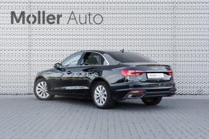Black Audi A4 2020 in Marupe, with an engine capacity of 2.00 L and mileage of 119 thousand km for 21300 €, photo 4 on AUTOMOTO.COM.LV