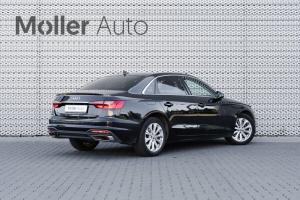 Black Audi A4 2020 in Marupe, with an engine capacity of 2.00 L and mileage of 119 thousand km for 21300 €, photo 5 on AUTOMOTO.COM.LV
