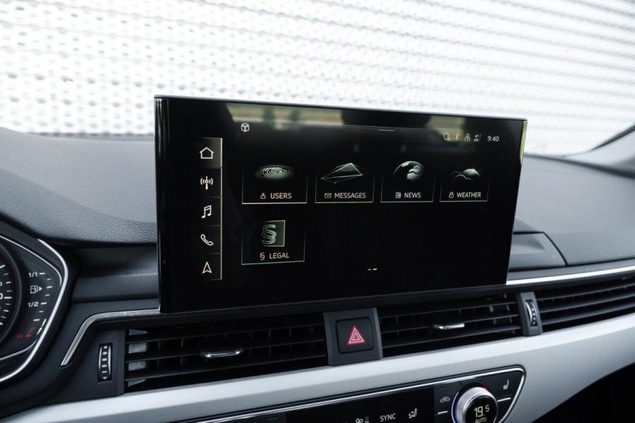 Black Audi A4 2020 in Marupe, with an engine capacity of 2.00 L and mileage of 119 thousand km for 21300 €, photo 17 on AUTOMOTO.COM.LV