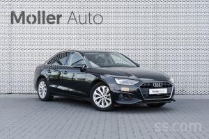 Black Audi A4 2020 in Riga, with an engine capacity of 2.00 L and mileage of 119 thousand km for 19900 €, photo 3 on AUTOMOTO.COM.LV