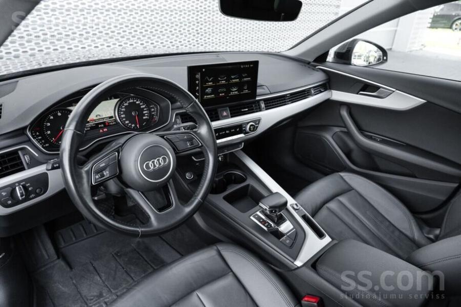 Black Audi A4 2020 in Riga, with an engine capacity of 2.00 L and mileage of 119 thousand km for 19900 €, photo 10 on AUTOMOTO.COM.LV