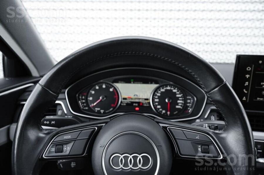 Black Audi A4 2020 in Riga, with an engine capacity of 2.00 L and mileage of 119 thousand km for 19900 €, photo 11 on AUTOMOTO.COM.LV