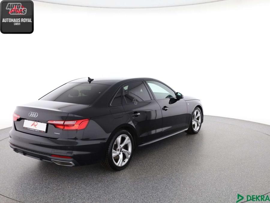 Black Audi A4 2021 in Kaunas, with an engine capacity of 2.00 L and mileage of 98 thousand km for 31093 €, photo 5 on AUTOMOTO.COM.LV