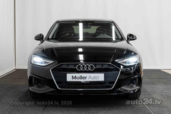 Black Audi A4 2021 in Tallinn, with an engine capacity of 2.00 L and mileage of 121 thousand km for 21900 €, photo 2 on AUTOMOTO.COM.LV