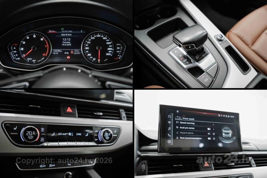 Melns Audi A4 2021 Tallina, ar dzinēja tilpumu 2.00 L un nobraukumu 121 tūkst. km par 21900 €, foto 12 vietnē AUTOMOTO.COM.LV
