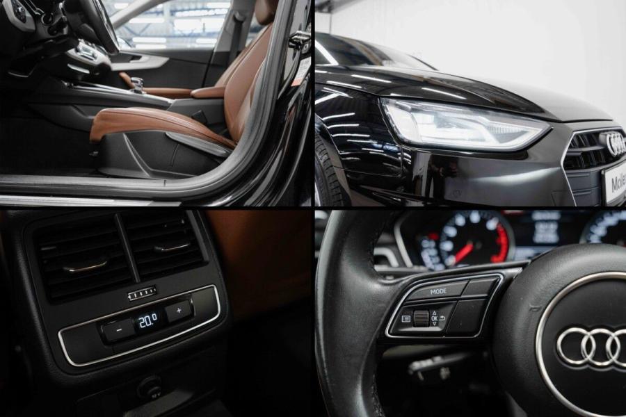 Melns Audi A4 2021 Tallina, ar dzinēja tilpumu 2.00 L un nobraukumu 121 tūkst. km par 21900 €, foto 13 vietnē AUTOMOTO.COM.LV