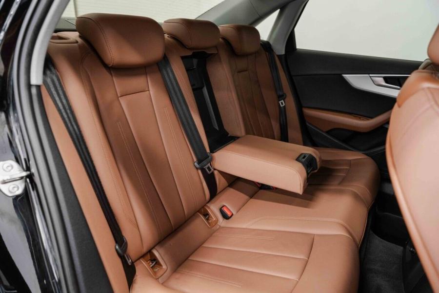 Melns Audi A4 2021 Tallina, ar dzinēja tilpumu 2.00 L un nobraukumu 121 tūkst. km par 21900 €, foto 14 vietnē AUTOMOTO.COM.LV