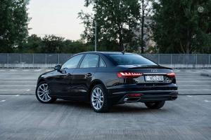Black Audi A4 2021 in Vilnius, with an engine capacity of 2.00 L and mileage of 61 thousand km for 23900 €, photo 3 on AUTOMOTO.COM.LV