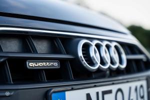 Black Audi A4 2021 in Vilnius, with an engine capacity of 2.00 L and mileage of 61 thousand km for 23900 €, photo 7 on AUTOMOTO.COM.LV