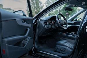 Black Audi A4 2021 in Vilnius, with an engine capacity of 2.00 L and mileage of 61 thousand km for 23900 €, photo 16 on AUTOMOTO.COM.LV