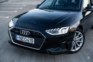 Black Audi A4 2021 in Vilnius, with an engine capacity of 2.00 L and mileage of 61 thousand km for 23900 €, photo 25 on AUTOMOTO.COM.LV