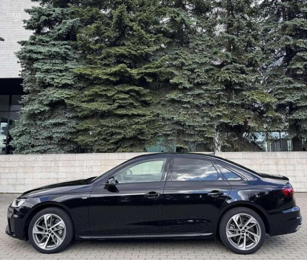 Melns Audi A4 2021 Viļņa, ar dzinēja tilpumu 1.98 L un nobraukumu 100 tūkst. km par 25410 €, foto 4 vietnē AUTOMOTO.COM.LV
