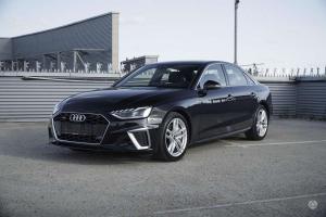 Melns Audi A4 2022 Viļņa, ar dzinēja tilpumu 1.98 L un nobraukumu 61 tūkst. km par 24600 €, foto  vietnē AUTOMOTO.COM.LV