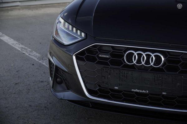 Melns Audi A4 2022 Viļņa, ar dzinēja tilpumu 1.98 L un nobraukumu 61 tūkst. km par 24600 €, foto 5 vietnē AUTOMOTO.COM.LV