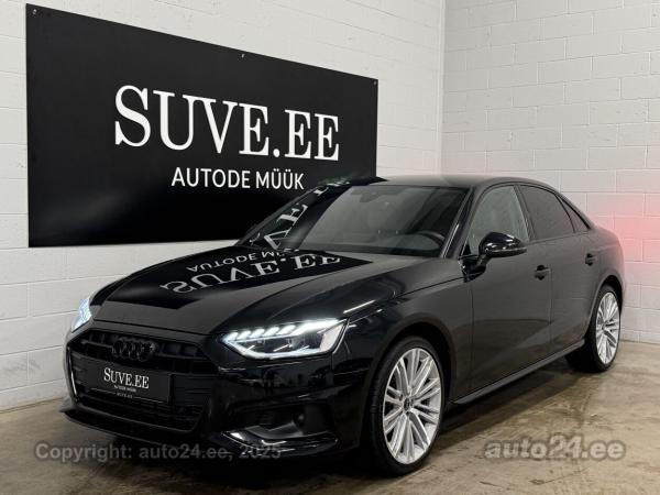 Melns Audi A4 2023 Tallina, ar dzinēja tilpumu 2.00 L un nobraukumu 35 tūkst. km par 28995 €, foto 1 vietnē AUTOMOTO.COM.LV