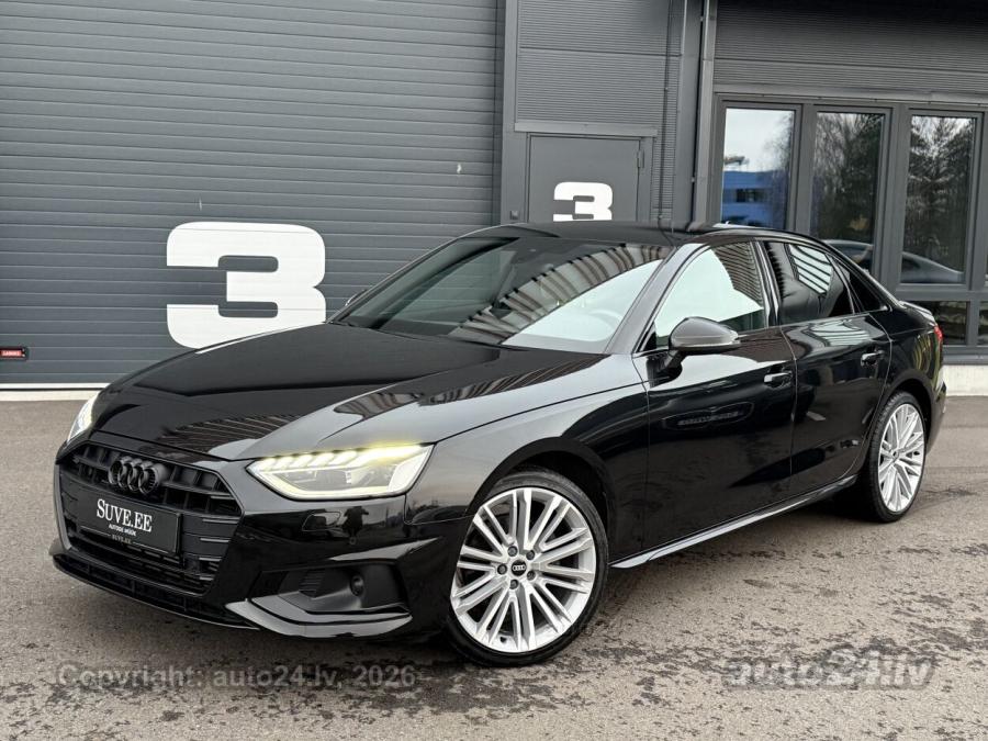 Melns Audi A4 2023 Tallina, ar dzinēja tilpumu 2.00 L un nobraukumu 35 tūkst. km par 27995 €, foto 2 vietnē AUTOMOTO.COM.LV