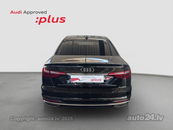 Black Audi A4 2023 in Tallinn, with an engine capacity of 2.00 L and mileage of 59 thousand km for 25900 €, photo 5 on AUTOMOTO.COM.LV