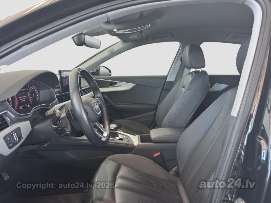 Black Audi A4 2023 in Tallinn, with an engine capacity of 2.00 L and mileage of 66 thousand km for 25900 €, photo 7 on AUTOMOTO.COM.LV