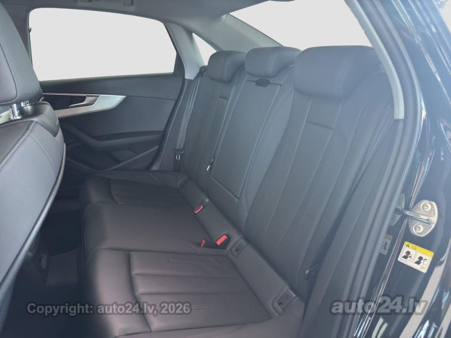Black Audi A4 2023 in Tallinn, with an engine capacity of 2.00 L and mileage of 66 thousand km for 25900 €, photo 9 on AUTOMOTO.COM.LV