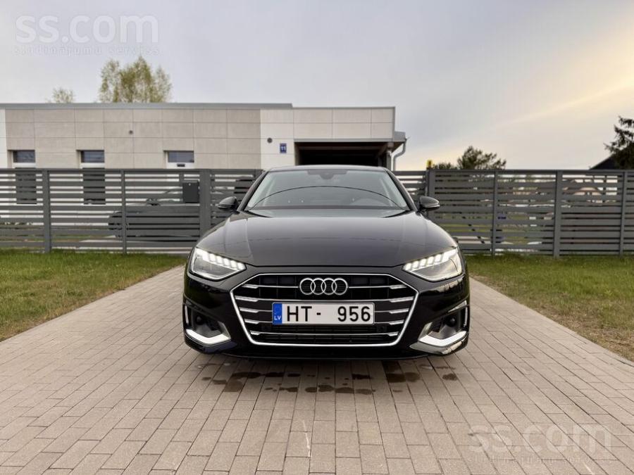 Melns Audi A4 2023 Rīga, ar dzinēja tilpumu 2.00 L un nobraukumu 53 tūkst. km par 25900 €, foto 1 vietnē AUTOMOTO.COM.LV