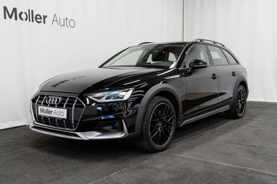 Black Audi A4 2023 in Tallinn, with an engine capacity of 2.00 L and mileage of 133 thousand km for 23900 €, photo 1 on AUTOMOTO.COM.LV