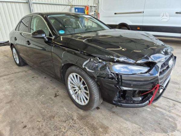 Melns Audi A4 2023 Viļņa, ar dzinēja tilpumu 2.00 L un nobraukumu 60 tūkst. km par 9500 €, foto 1 vietnē AUTOMOTO.COM.LV