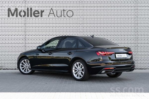 Melns Audi A4 2024 Rīga, ar dzinēja tilpumu 2.00 L un nobraukumu 11 tūkst. km par 37900 €, foto 3 vietnē AUTOMOTO.COM.LV